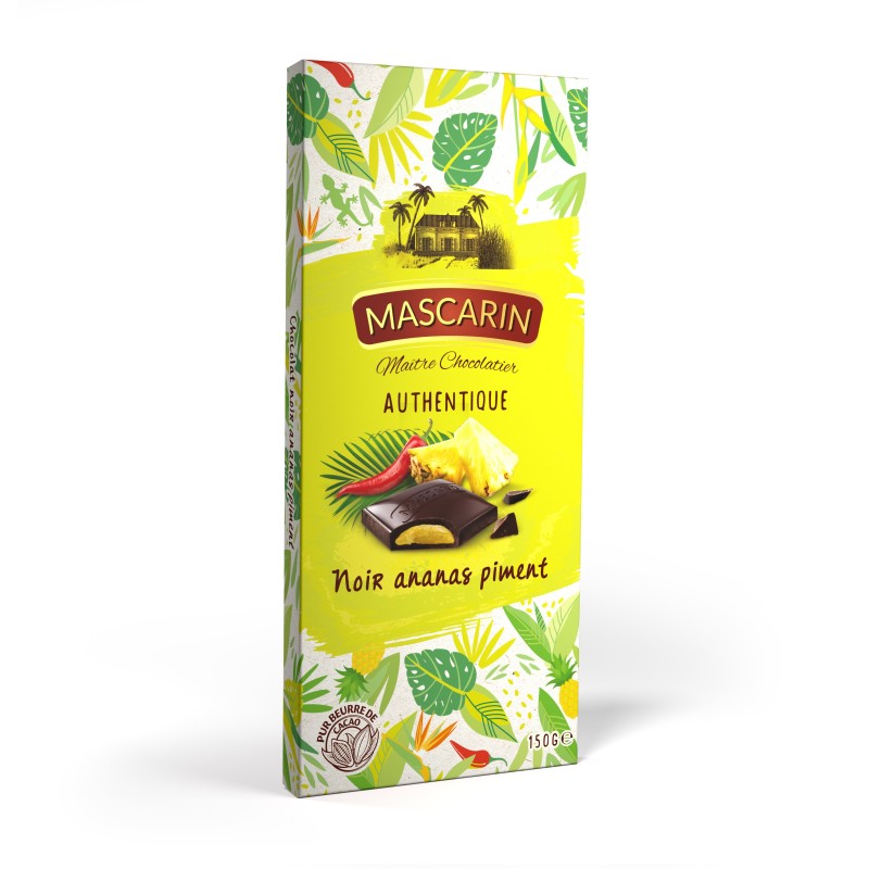 Chocolat Mascarin Croquant Lait Caramel Sel de St Leu - colis 974